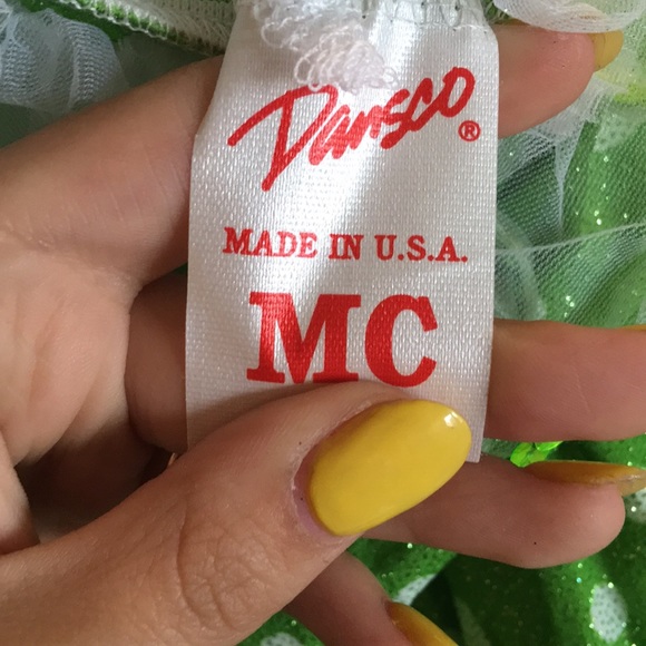 Dansco | Costumes | Dansco Green And White Dance Costume | Poshmark